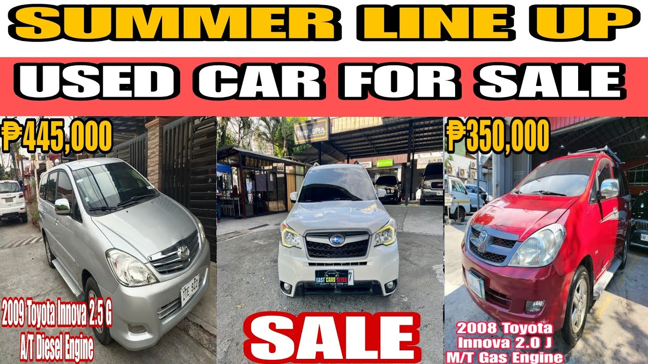 Summer Line Up Used Car for Sale | Second Hand Cars - YouTube