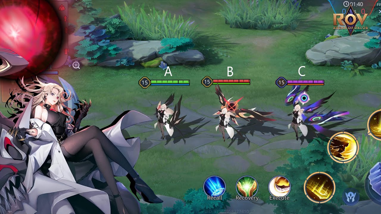 RoV Lauriel | Dimension Breaker เปลี่ยน 3 ร่าง จำลองการใช้สกิล! - YouTube