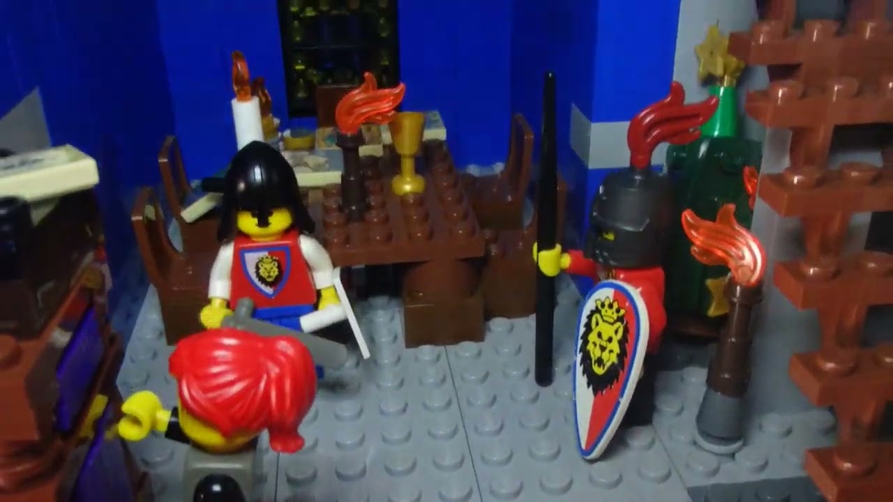Lego Castle Interior - YouTube