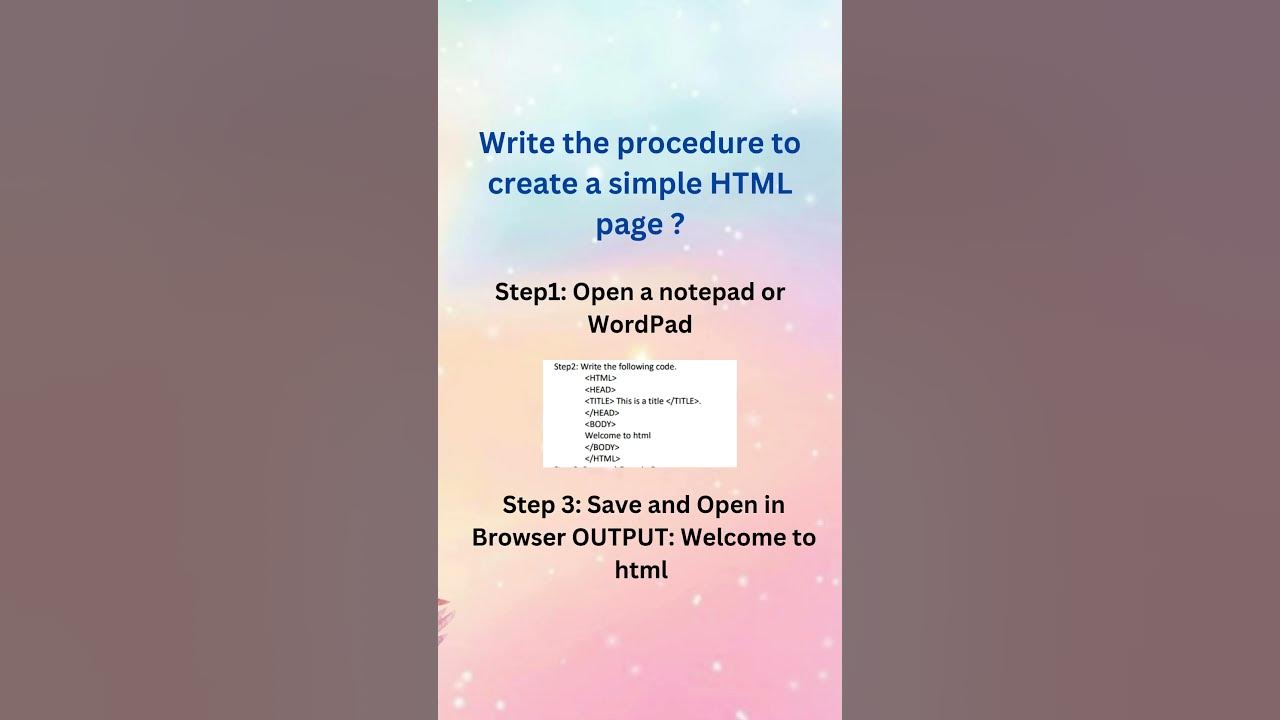 Sample html page - YouTube