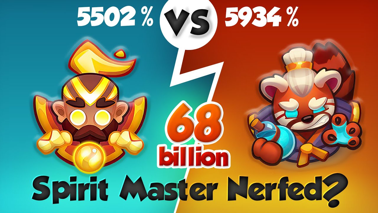 Spirit Master nerfed? Monk DOMINATED! PVP Rush Royale - YouTube