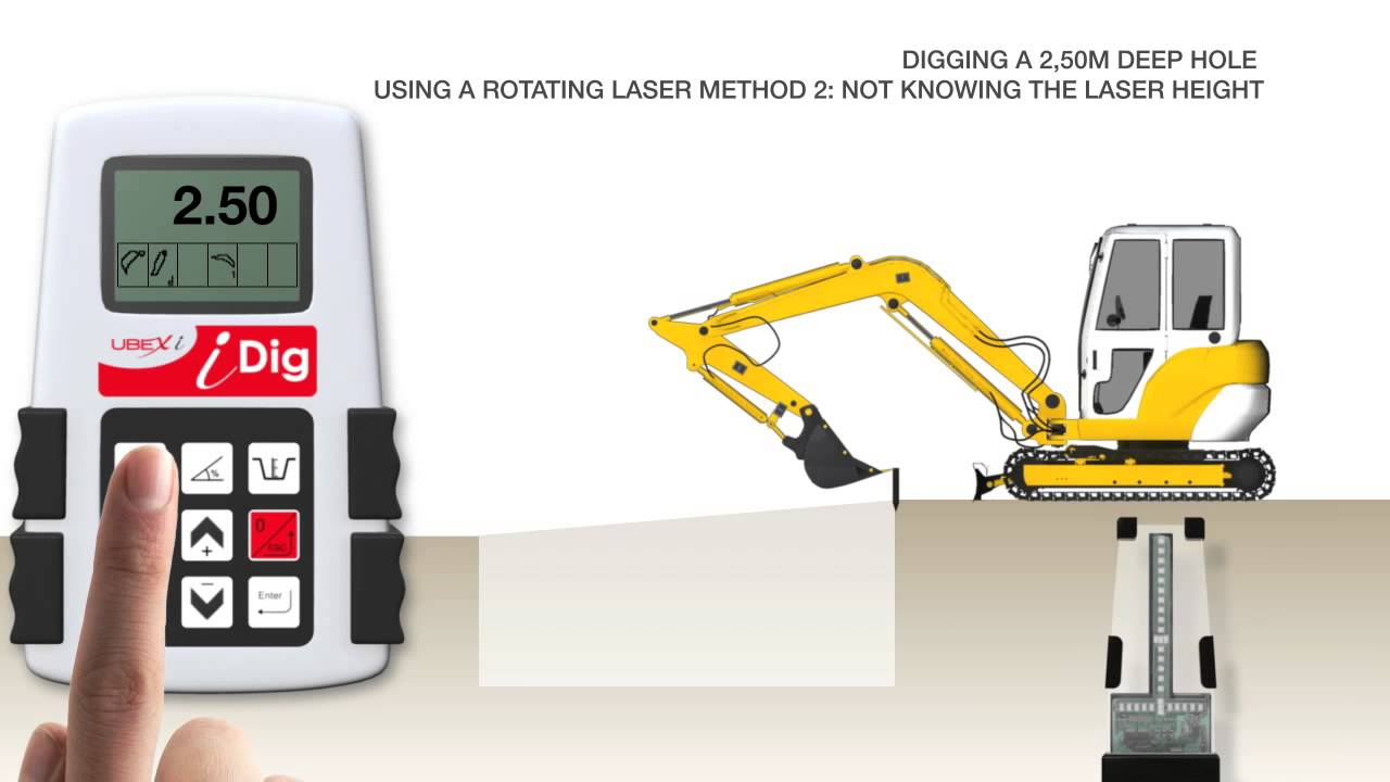 How to use the iDig system with your excavator - YouTube