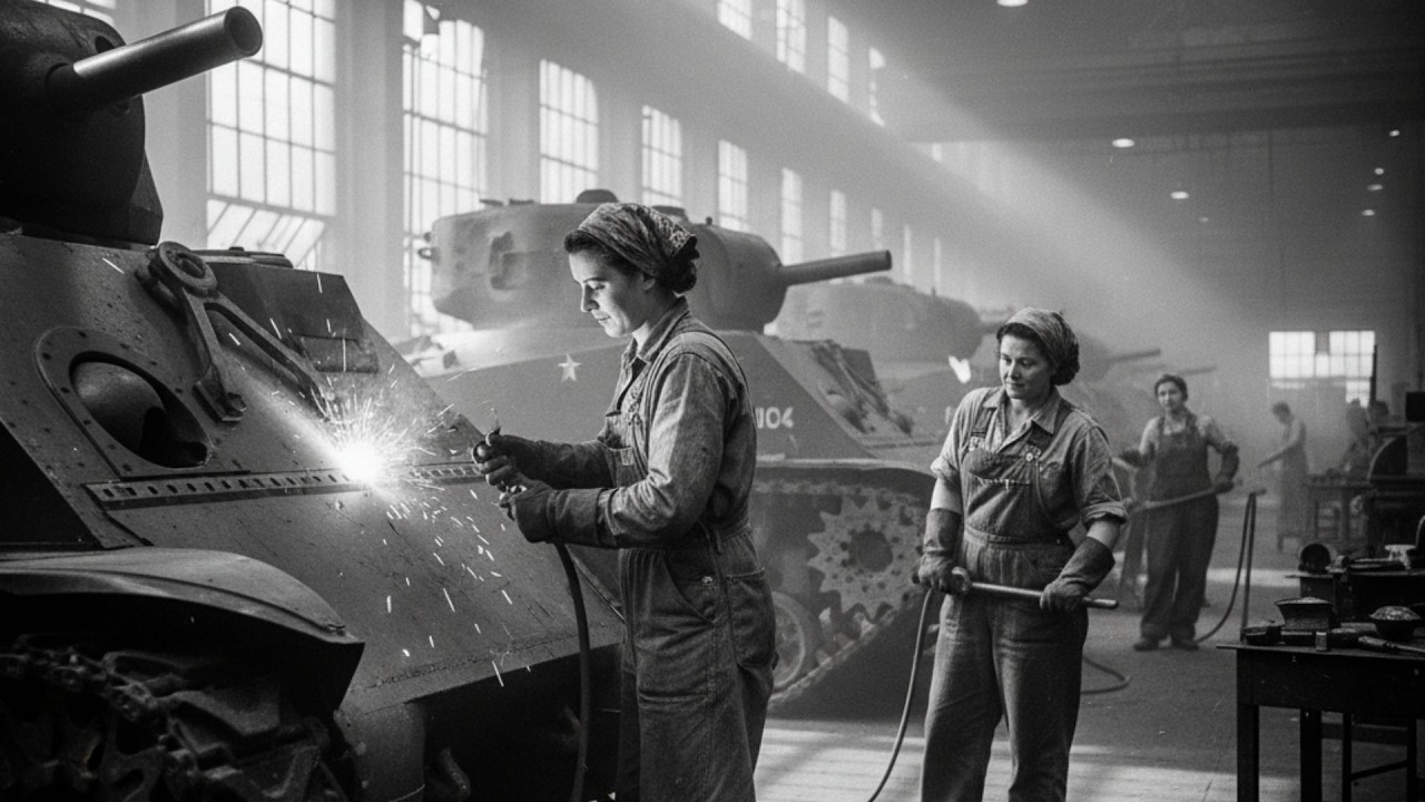 WW2 German Tank Crews Mocked American Mechanics — Until 750,000 Women ...