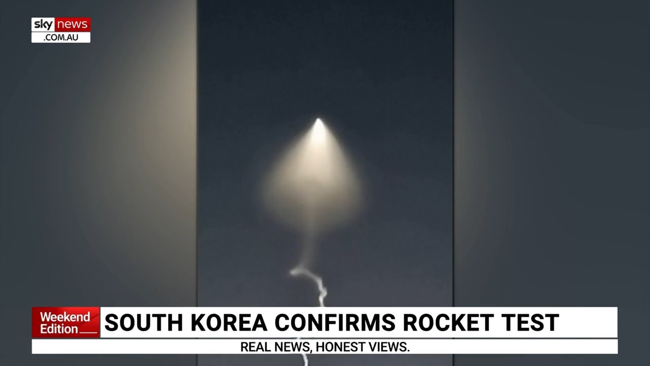 South Korea's military confirms rocket test behind 'UFO scare' - YouTube