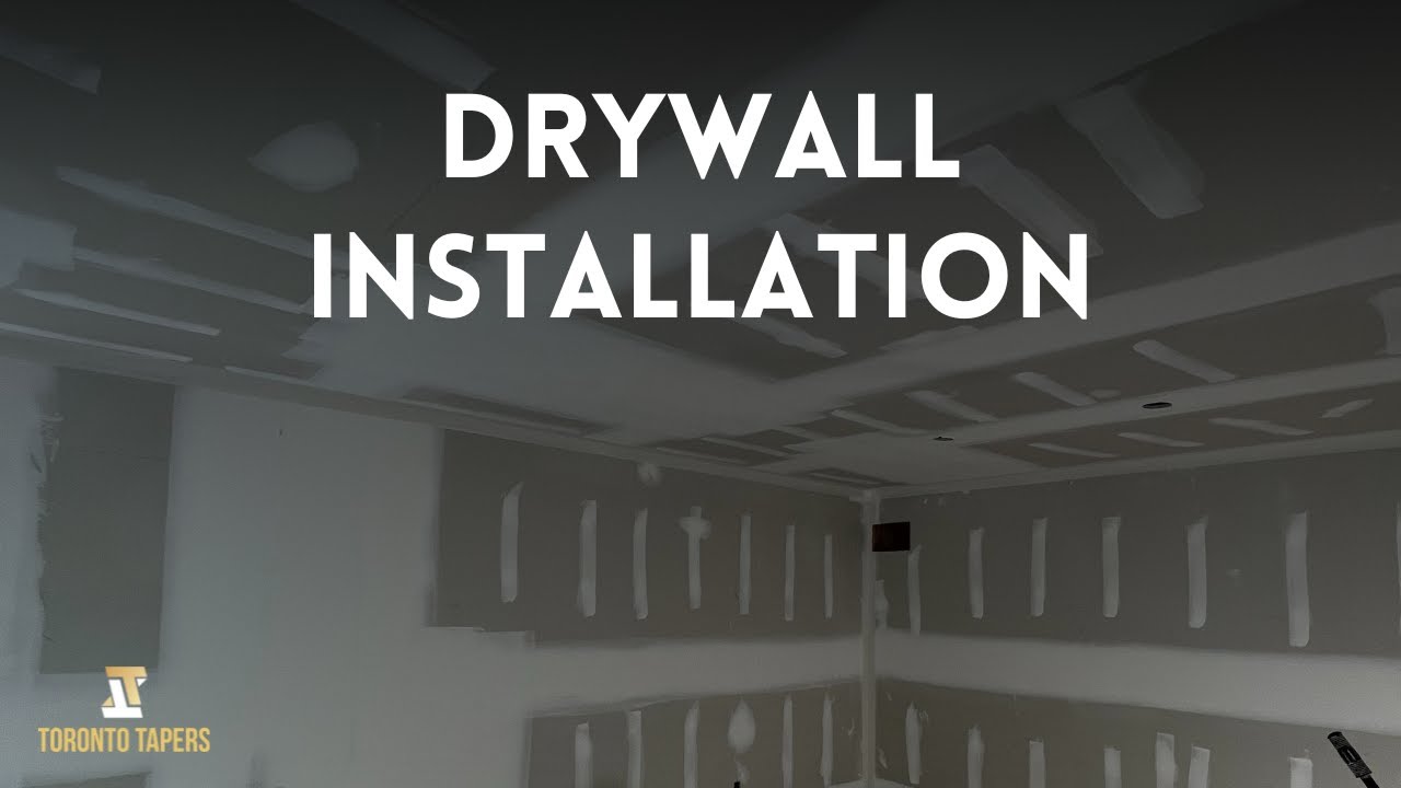 Drywall Installation Timelapse - Drywall Contractors - Toronto Tapers ...