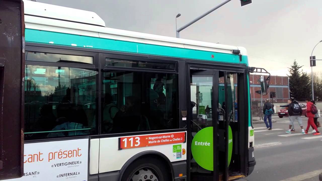 Départ de L'Irisbus Agora Line N*8221 sur la ligne 113 [RATP] - YouTube