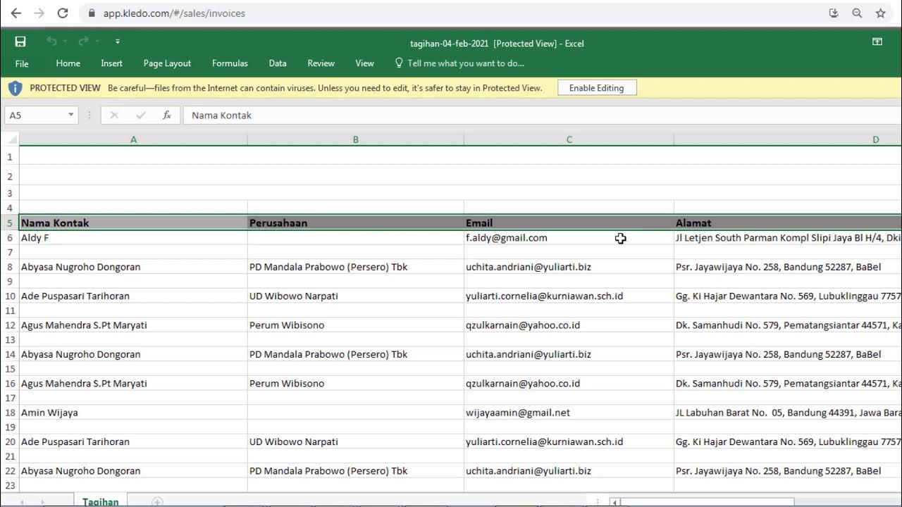 Studi Kasus Cara Export Data ke Excel - YouTube