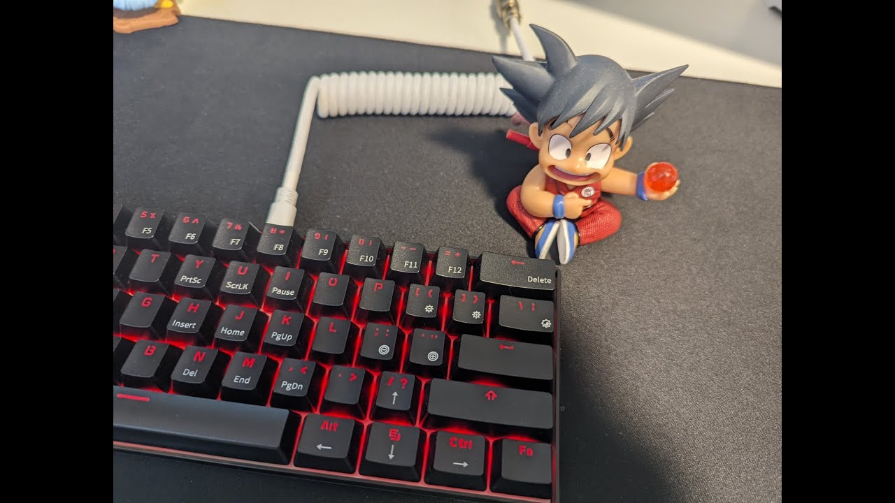 Royal Kludge RK64 Typing Test - Brown Switches - YouTube