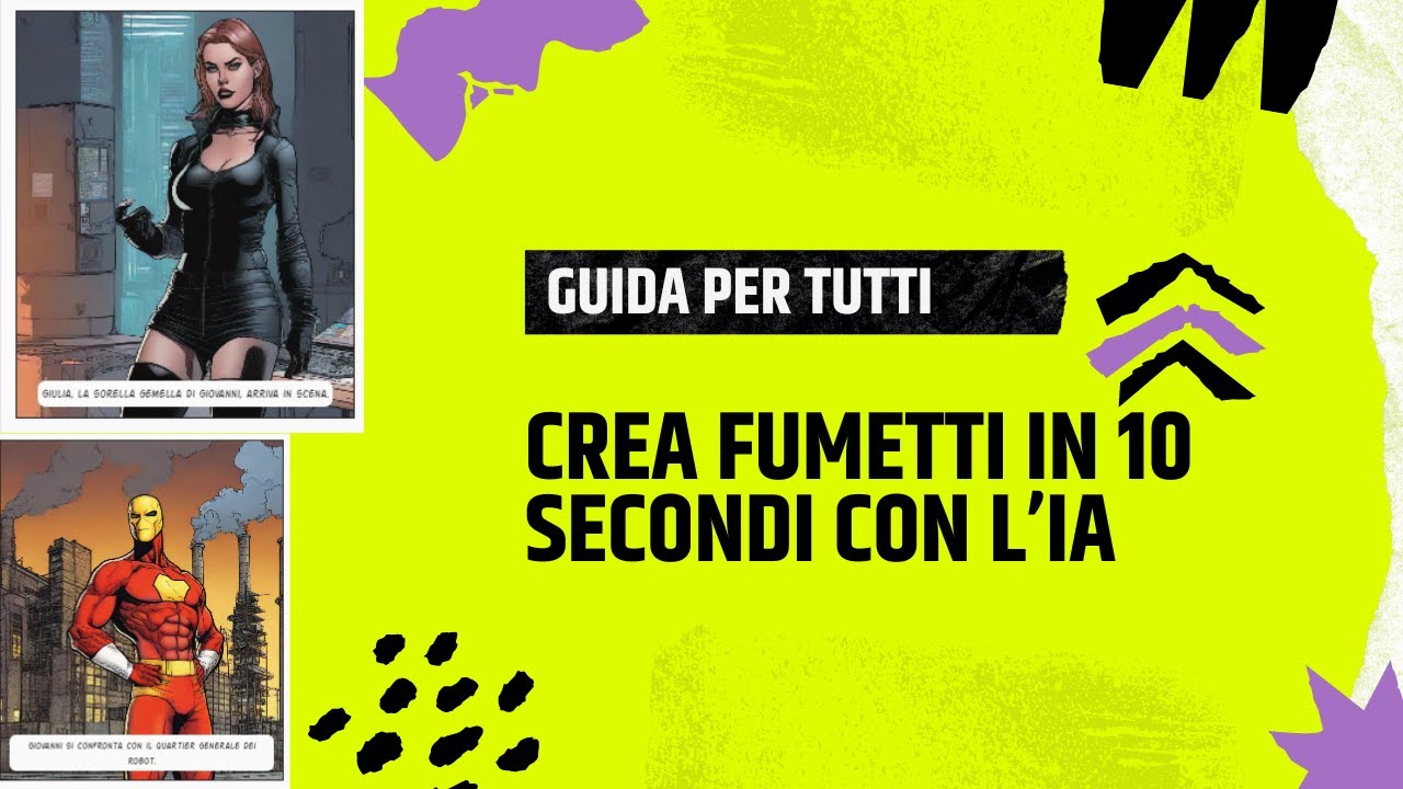 "🎨 Come Realizzare FUMETTI con l'AI! Tutorial Completo per tutti! - YouTube