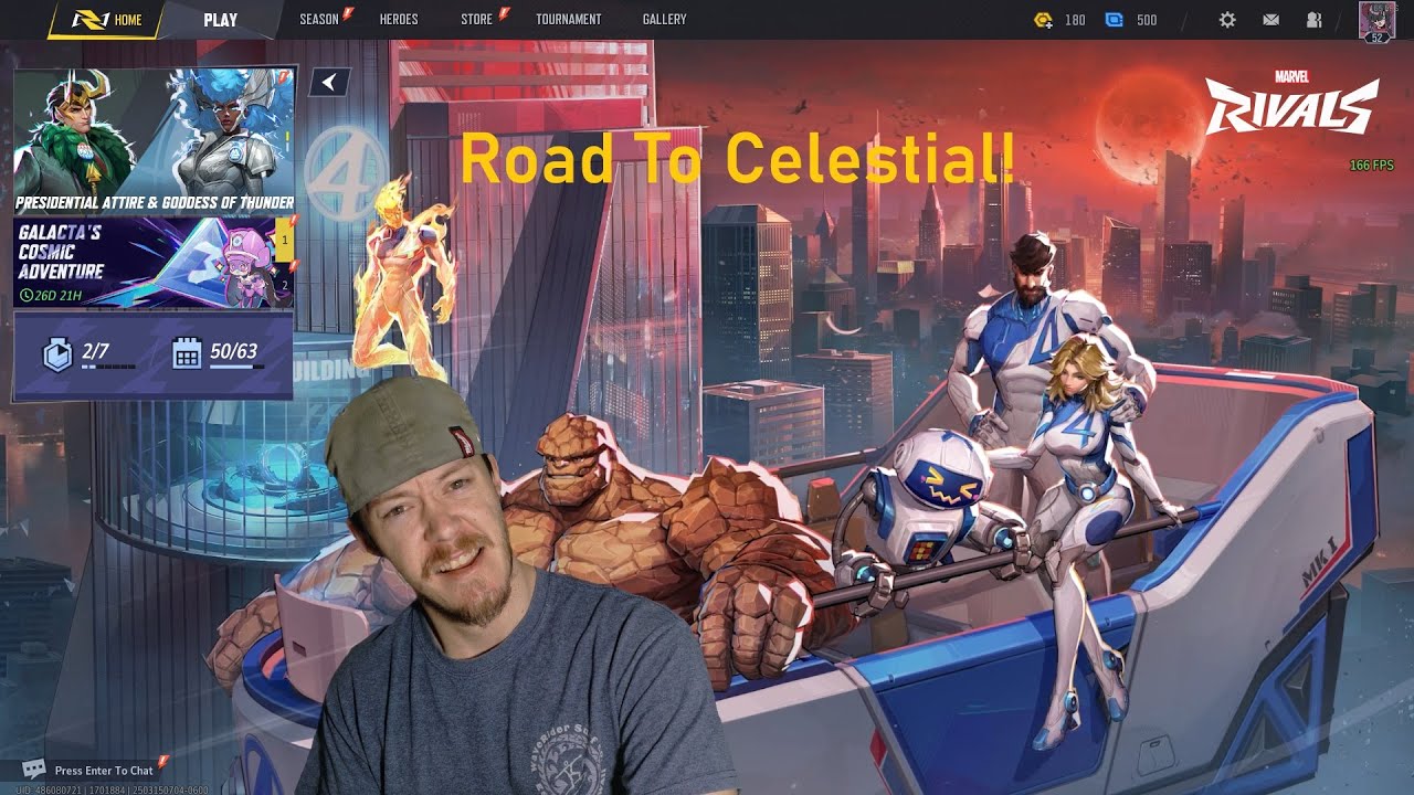 🔴 LIVE: Marvel Rivals Ranked (Diamond to Celestial) - YouTube