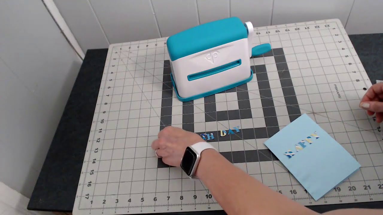 Simple Happy Birthday Card/Diamond Press Marquise Die Cutting Machine ...