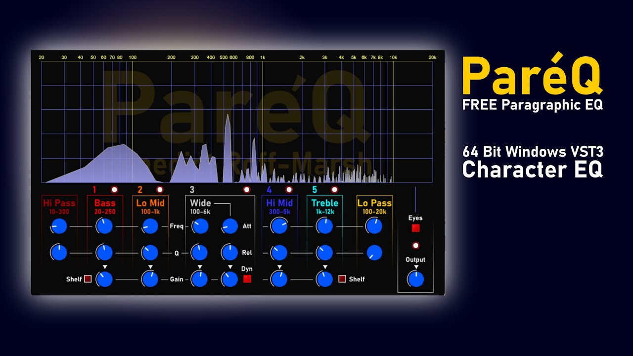 PareQ - FREE Paragraphic EQ VST3 - YouTube