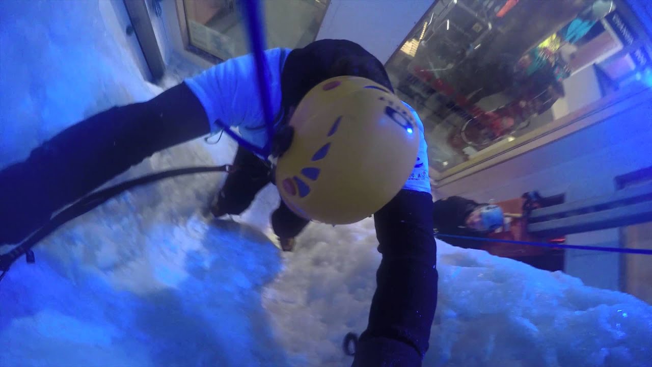 Indoor Ice Climbing 2016 - YouTube