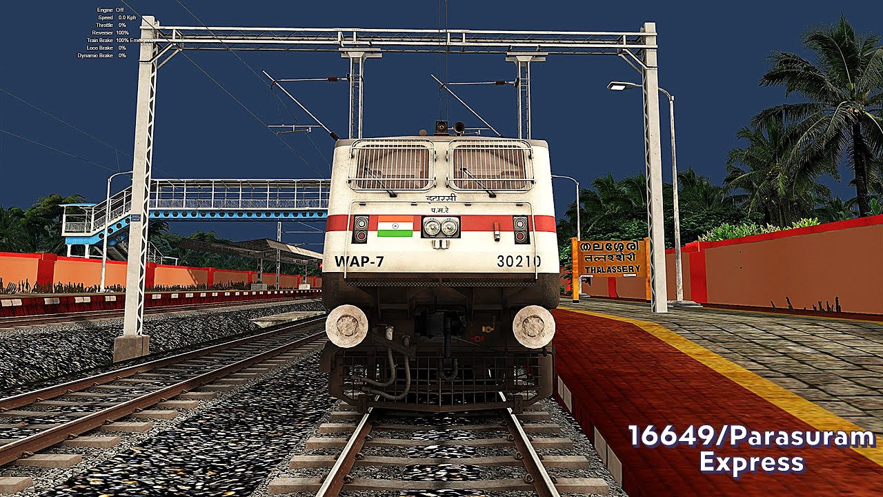 Indian Railway Train Simulator Pc Gameplay ||16649 Parasuram Express ...