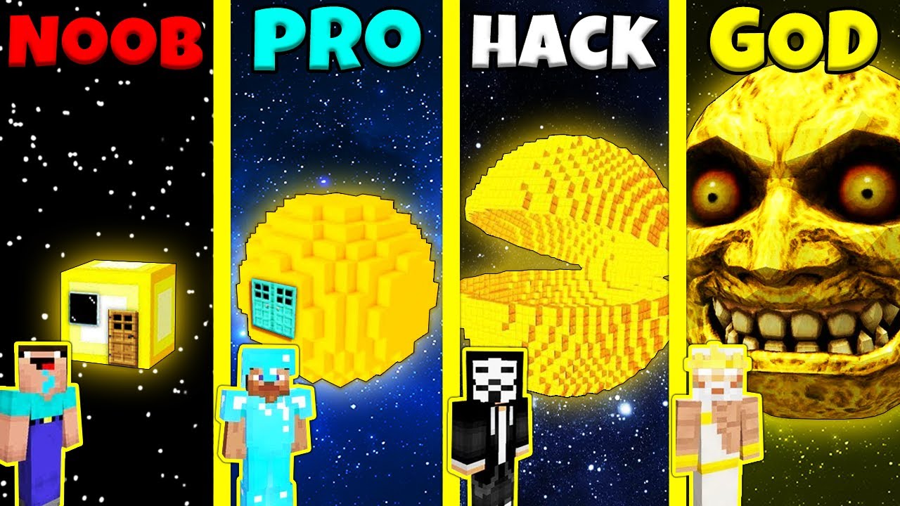 Minecraft Battle: NOOB vs PRO vs HACKER vs GOD: INSIDE SUN PLANET HOUSE ...