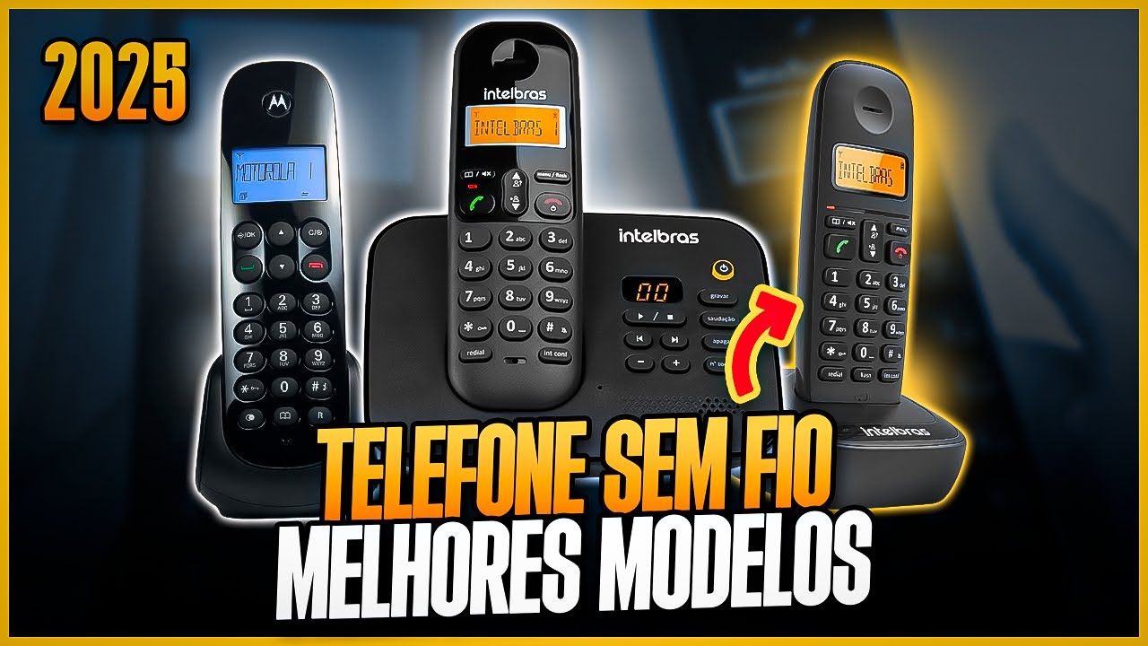 MELHORES TELEFONES SEM FIO para Comprar em 2025! Descubra os 3 Mais ...