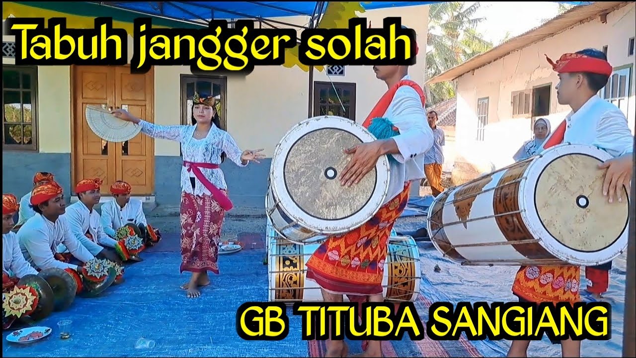 Gendang beleq Tituba Sangiang || Tabuh tokol dedare solah - YouTube