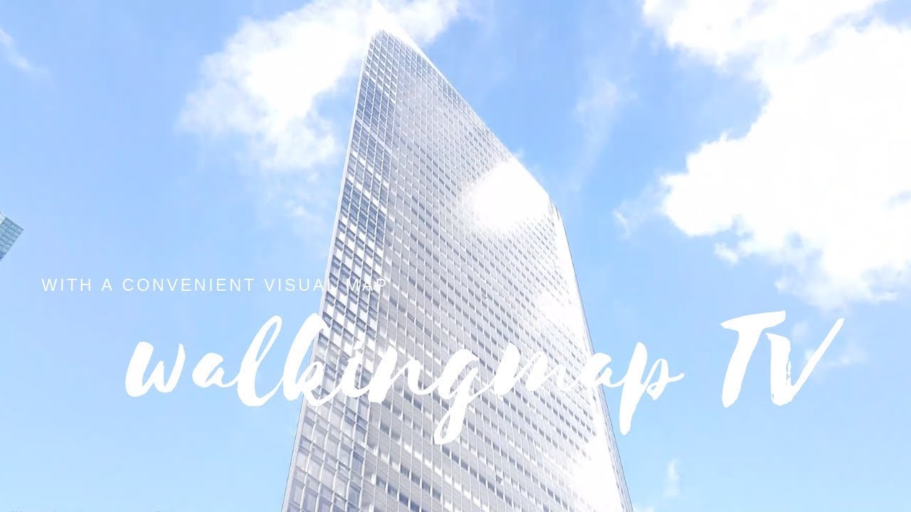 Conrad Tokyo Hotel (From Shiodome Station) - Walking Map / コンラッド東京 / 东京 ...