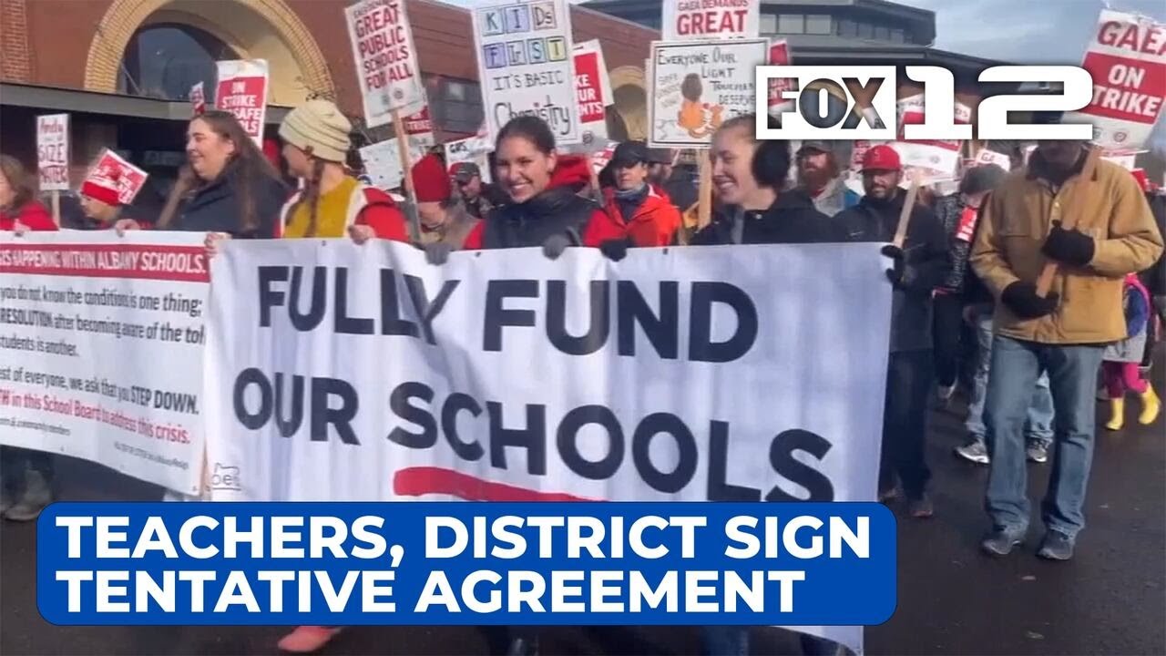 Albany teachers, district sign tentative agreement - YouTube