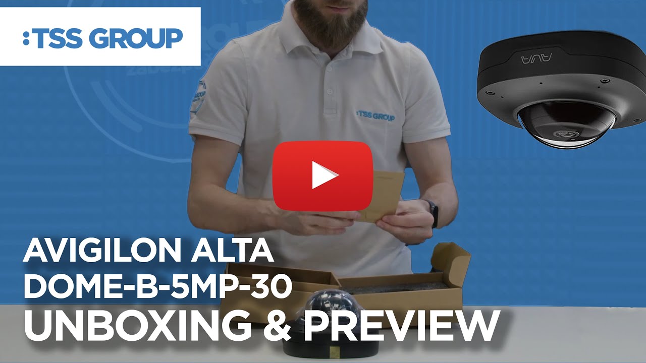 Avigilon Alta AVA Dome-B-5MP-30 IP kamera | Unboxing & Preview - YouTube