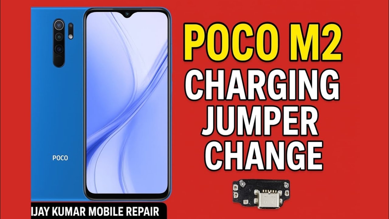 POCO M2 CHARGING JUMPER CHANGE - YouTube