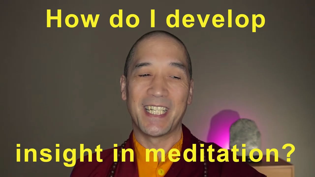 How do I develop insight in meditation? - YouTube