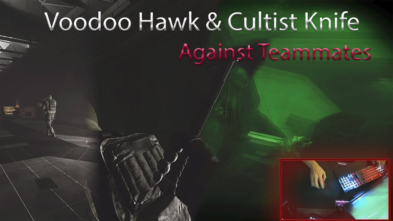 Bringing a knife to a gunfight... against my teammates (Voodoo Hawk ...