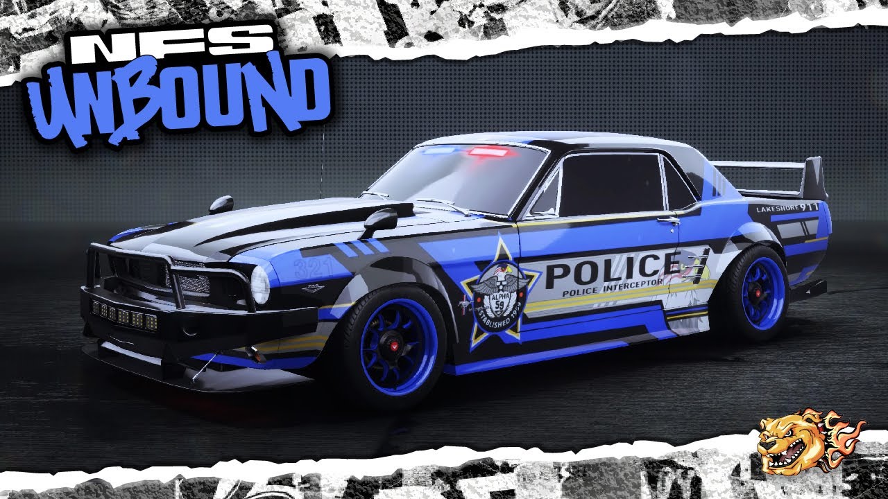 Police Interceptor Car Wrap │Ford Mustang │NFS Unbound - YouTube