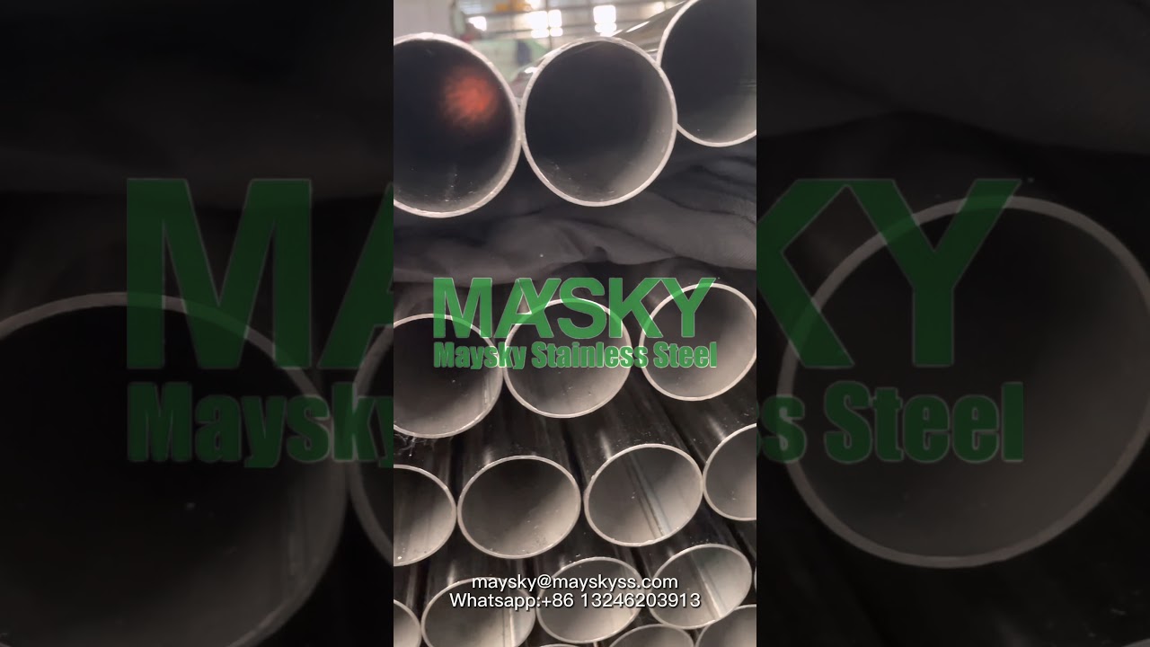 Stainless steel welded round tube G600 surface - Maysky Stainless Steel ...
