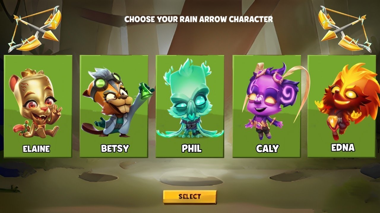 Choose Your Rain Arrow Character | All Rain Arrow Characters | Zooba ...