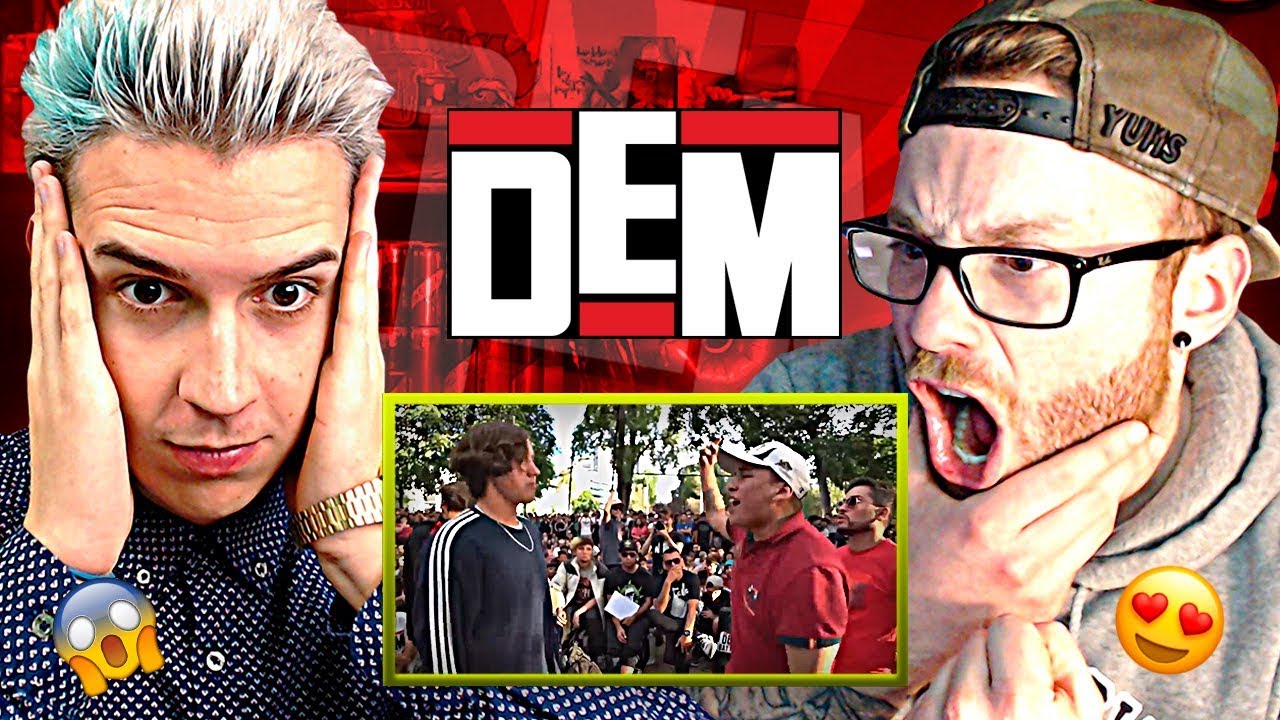 ¡MI AMIGO DESCUBRE LAS DEM BATTLES! | REACCIÓN con DAVISCRAS a DEM ...