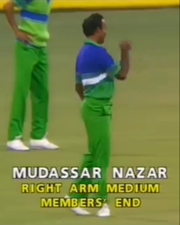 Mudassar Nazar vs Richie Richerdson #cricket #sports - YouTube