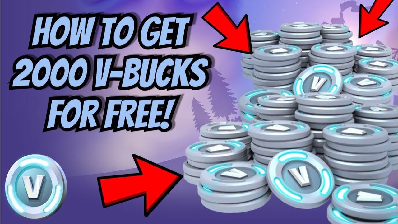 HOW TO GET 2000 VBUCKS FOR FREE FORTNITE - YouTube