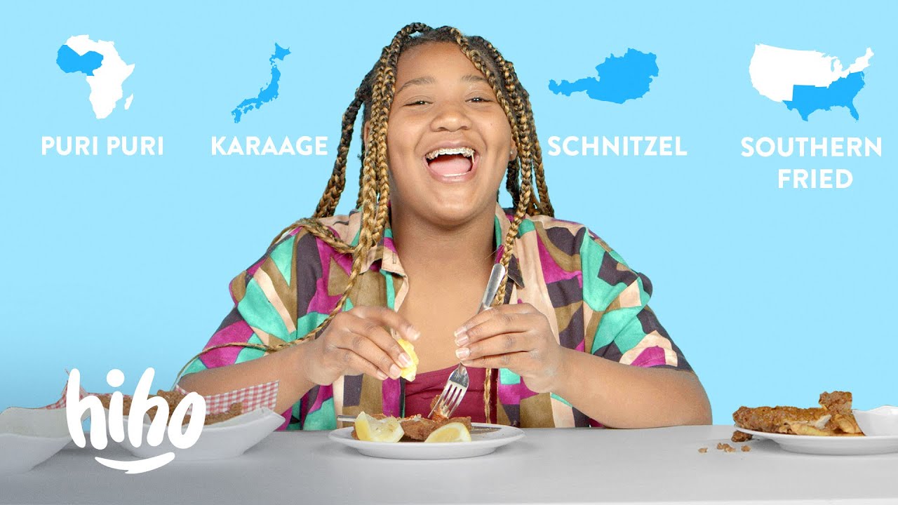 Kids Try Fried Chicken from Around the World | Kids Try | HiHo Kids ...