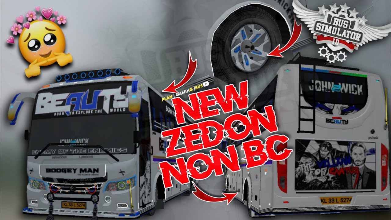 🔴BUSSID NEW ZEDONE NON BC MOD FOR|BUSSID|MOD|REVIEW+CABIN VIEW VIDEO ...