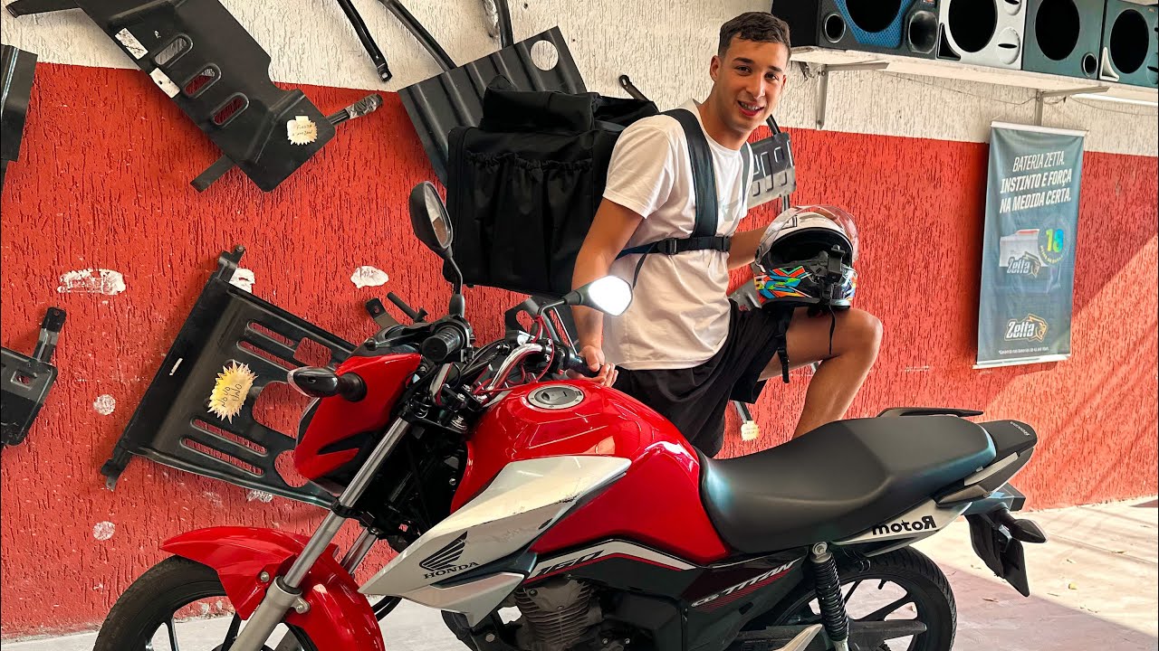 Minha Primeira Entrega de Moto em SP, Fazer Entrega Vale Apena ? - YouTube