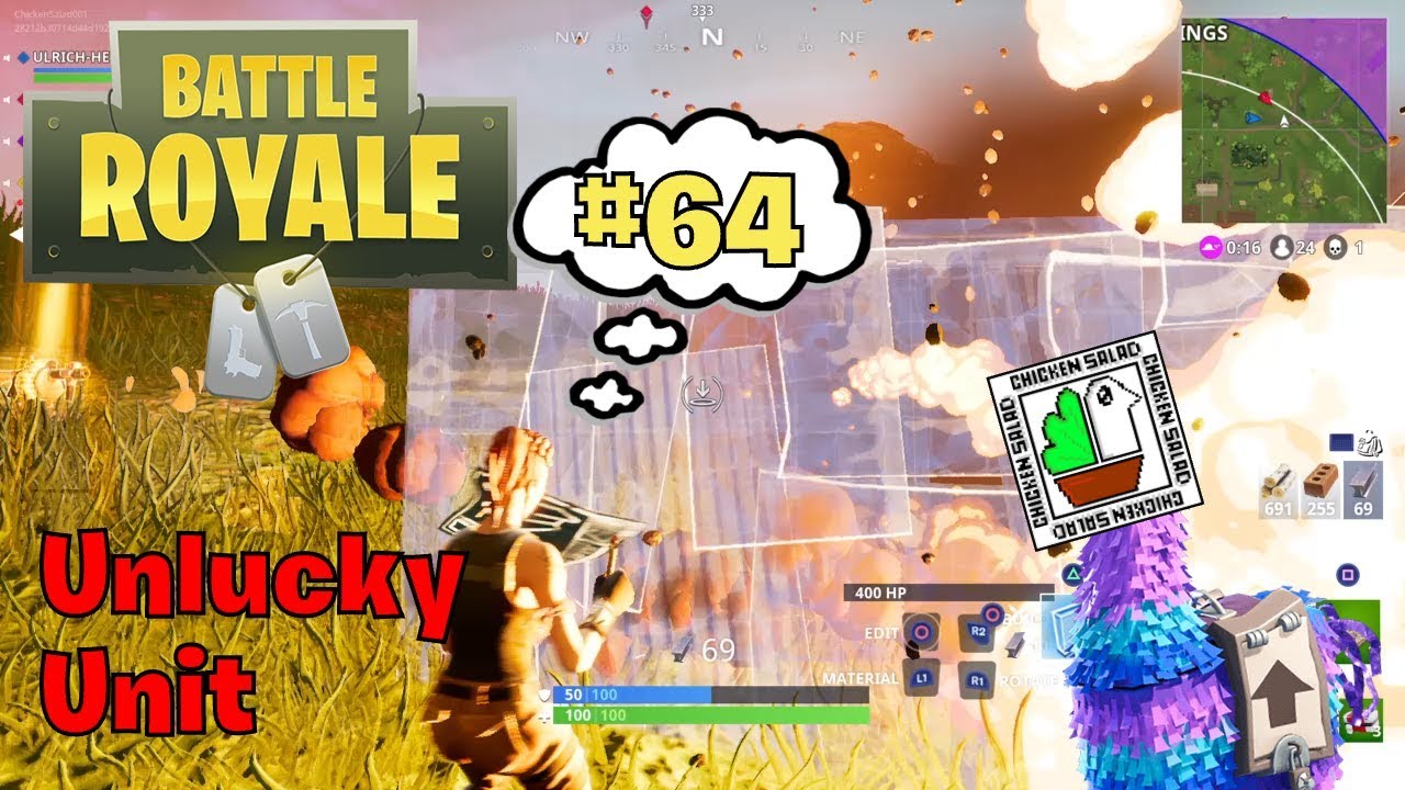 Fortnite Battle Royale Stream Highlights 64 Youtube