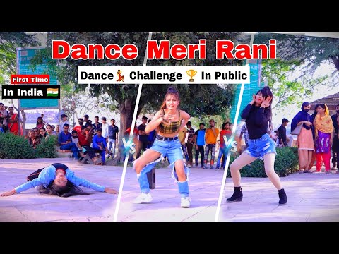 Dance Meri Rani - Dance Challenge In Public 🏆| First Time In India | Guru Randhawa, Nora F | Razmiya