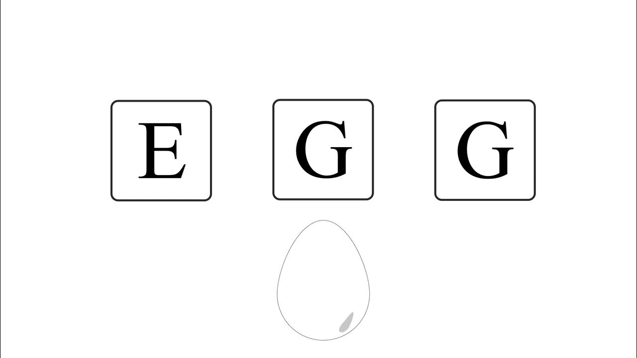 How Do You Spell Egg - YouTube