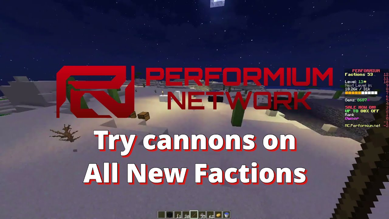 Performium Factions Cannon Tutorial 2021 - YouTube