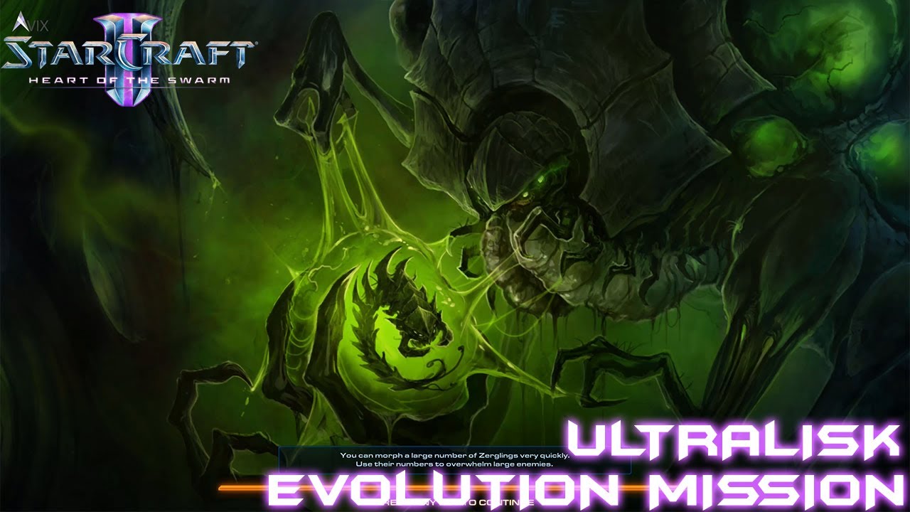Starcraft 2 Heart of the Swarm Zerg Evolution Mission 7 - Ultralisk ...