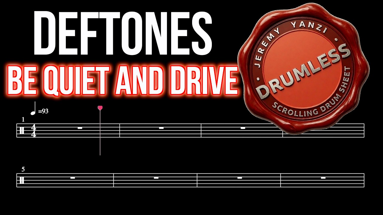 Deftones - Be Quiet And Drive (far away) - Drumless (with scrolling ...