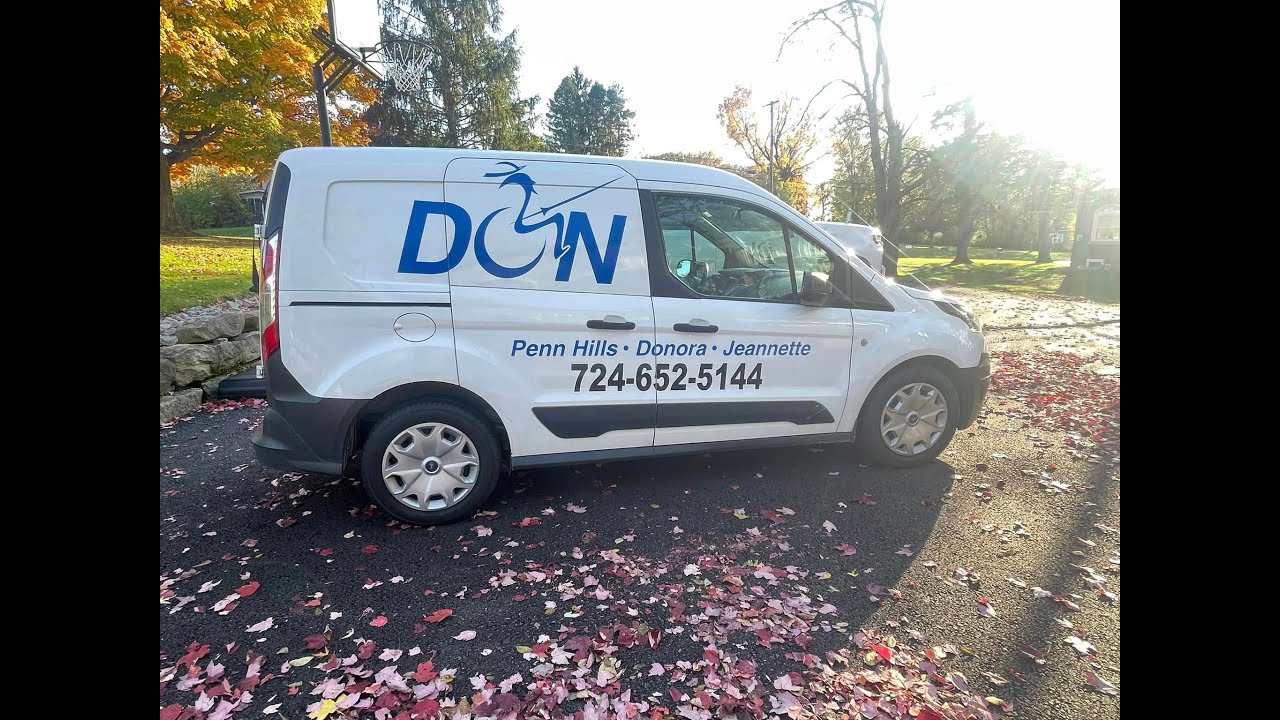 Ford Transit graphics for DON Services - YouTube