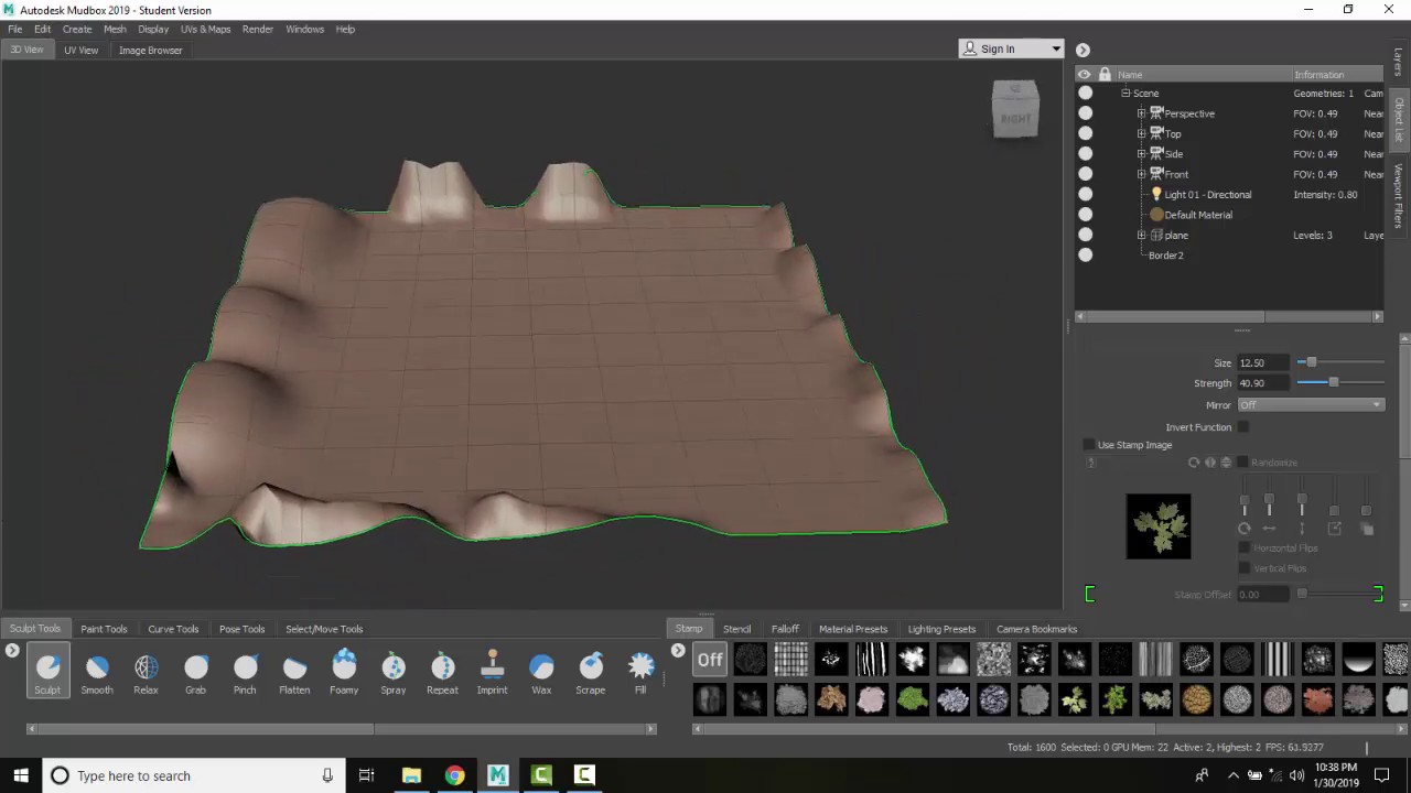 Mudbox 04 15 Add Curves to Mesh Edges - YouTube