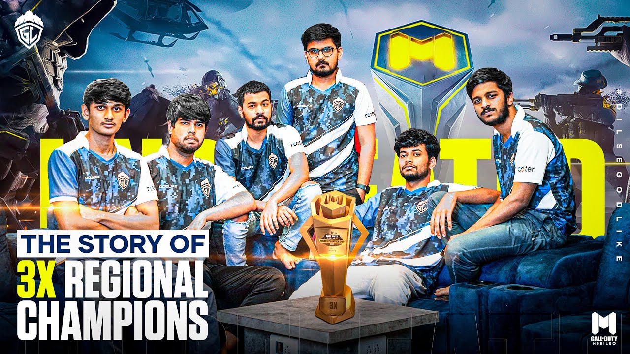 The Story of 3X Regional Champions | Godlike CODM Roster - YouTube
