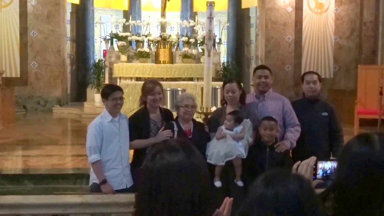 Pauline Baptism at Epiphany Church SF with Angel May 6, 2018 2 - YouTube