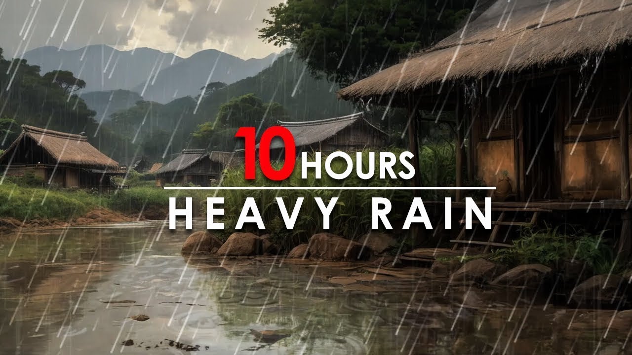 10 Hours of Rain Sound Relaxation || Sleeping, Relax, insomnia, Reduce ...