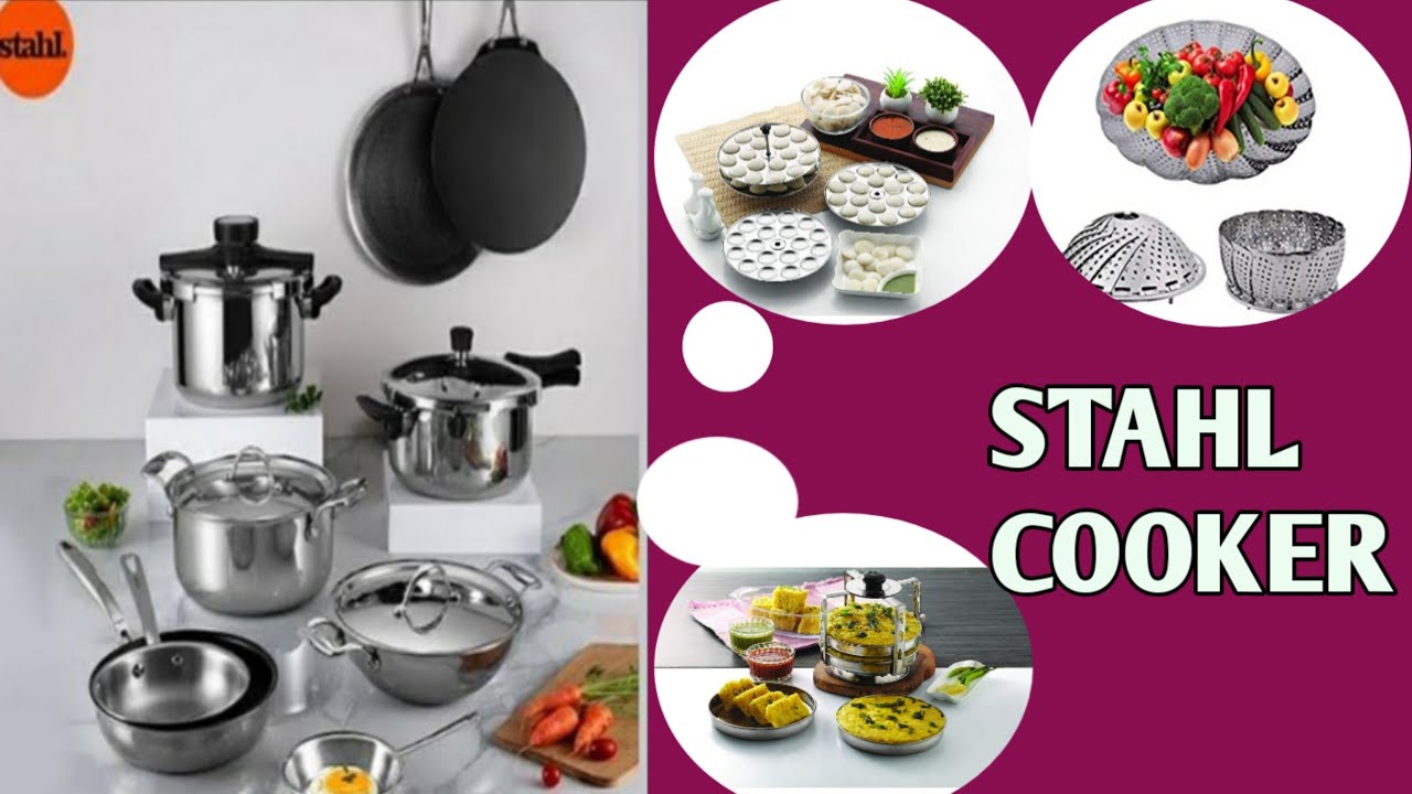 Stahl steel cooker| Stahl triply cooker| Stahl triply steel cookware ...