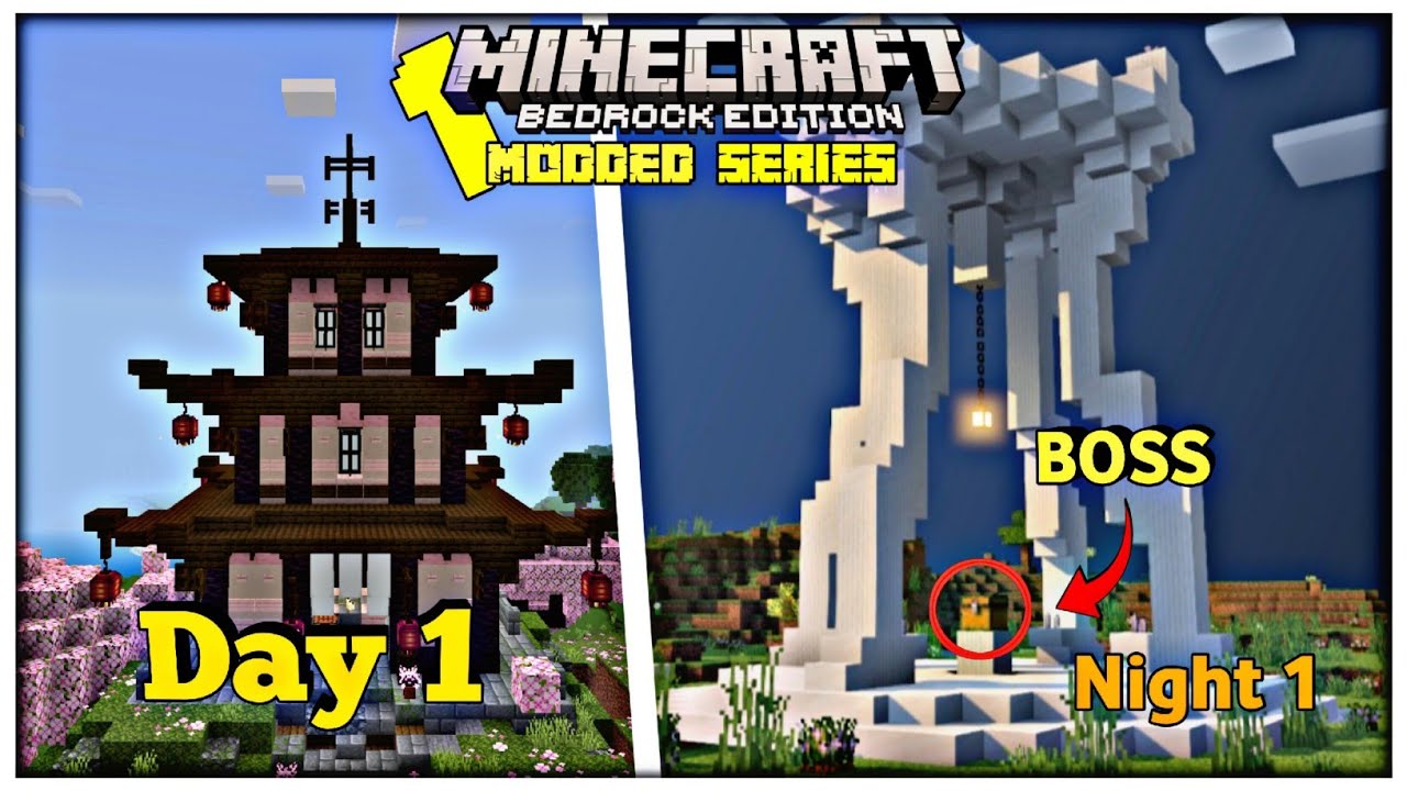 Day 1 In Modded Survival Series (Minecraft) | Minecraft Modded Survival ...