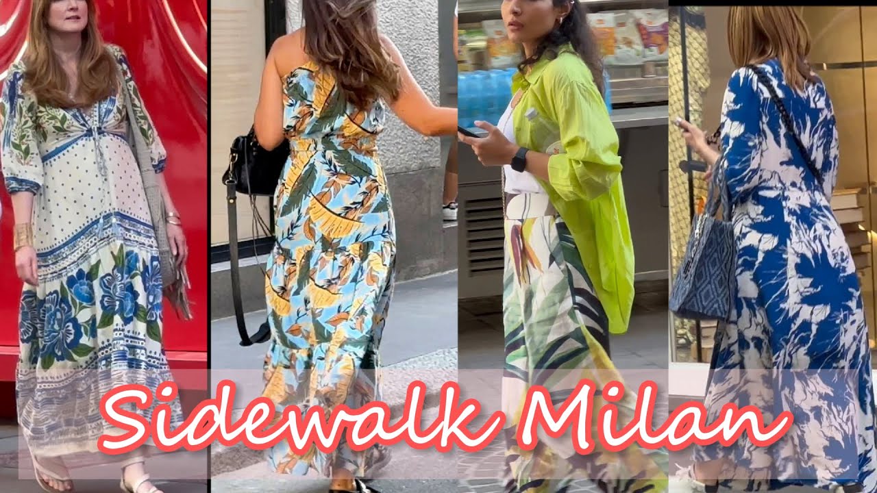ELEGANT FLORAL MAXI AND MIDI DRESSES | PERFECT SUMMER OUTFIT | MILAN ...